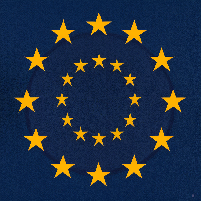 Artistic Representation of Stars Symbolizing Unity in the European ...