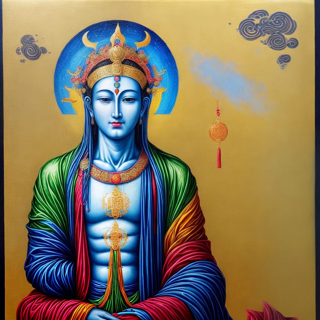 Highest Taoist God with Aura - Most Gorgeous, Beautiful and Holy Art of ...
