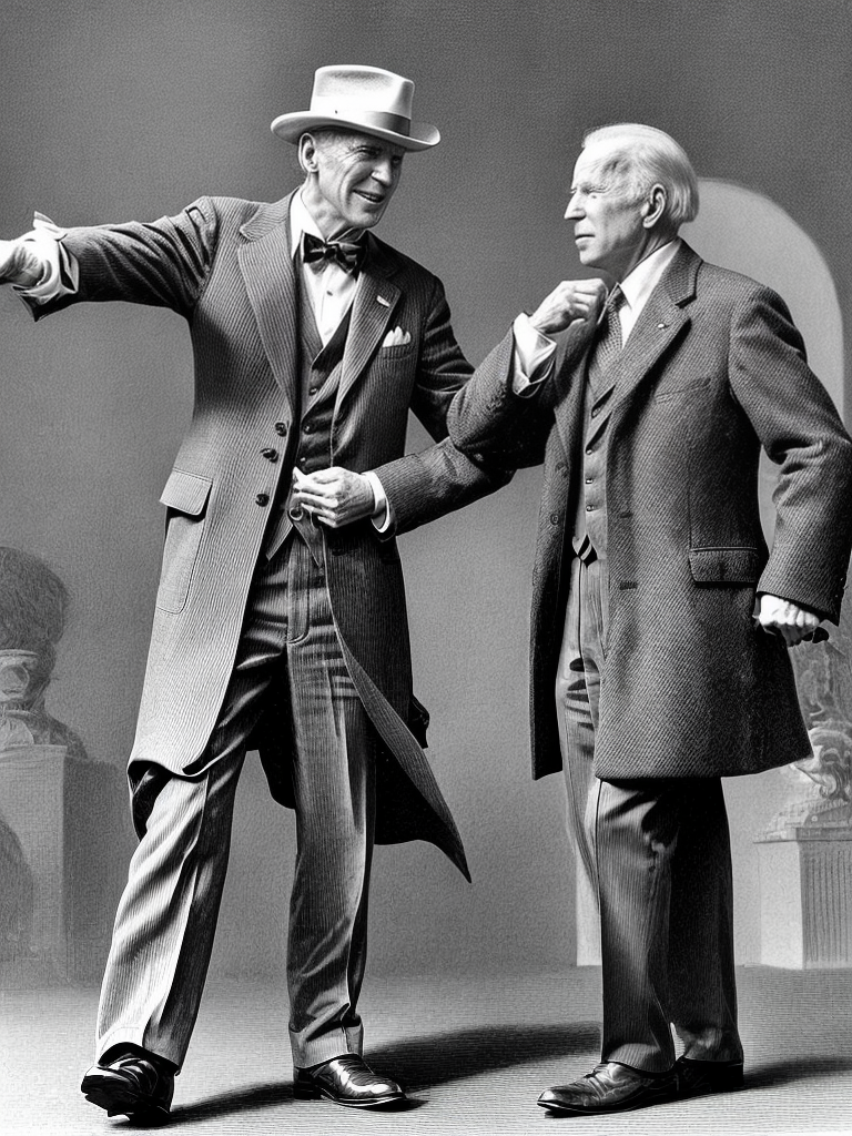 uncle sam punching joe biden