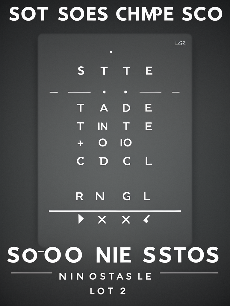 Creative Typography Design Featuring Unique Letter Arrangements and ...