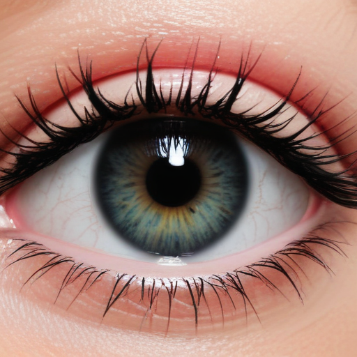 Close-Up of a Beautifully Detailed Eye with Striking Color Variations