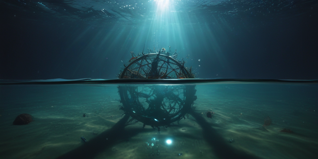 All the stars and planets and universes are trapped under water