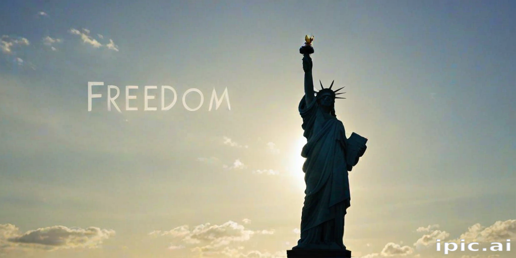 The Statue of Liberty Symbolizing Freedom and Hope for All Nations