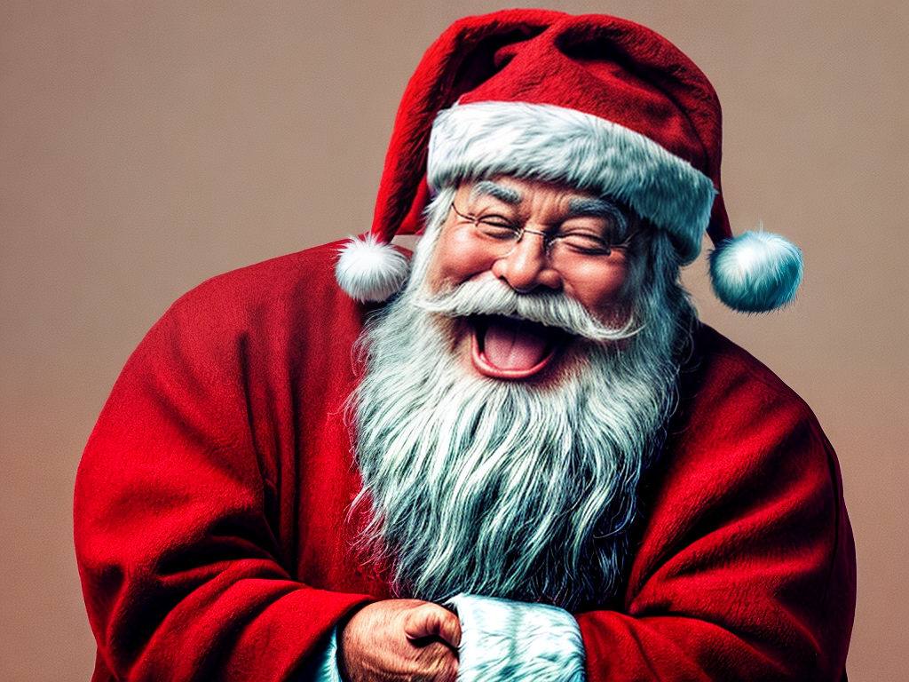 Yawning Santa