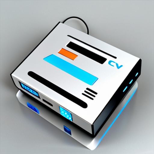 Futuristic game console with a sleek and modern design, featuring the ...