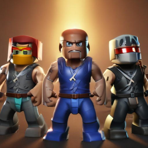roblox characters fighting
