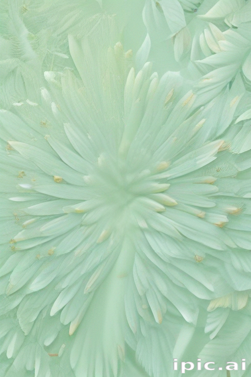 Soft Green Floral Abstract: A Dreamy Exploration of Nature's Delicate ...