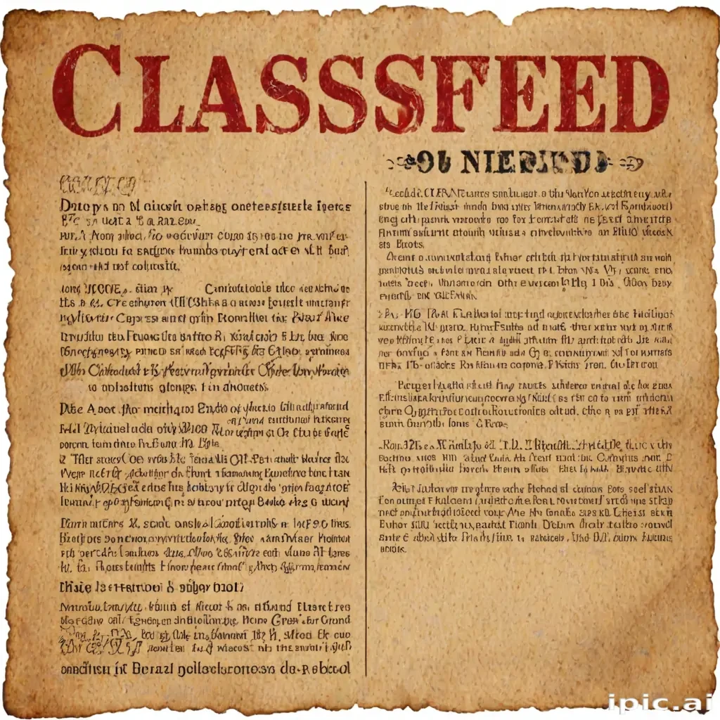 Vintage Newspaper Article Featuring News and Announcements from the Past