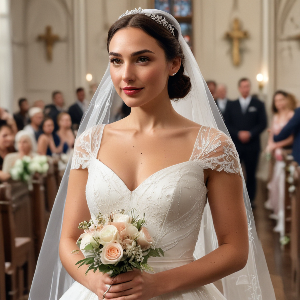 Gal gadot bride church