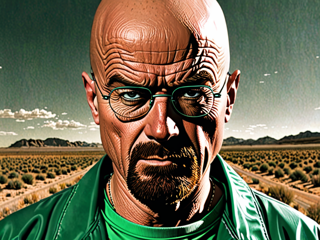 Breaking Bad designed with the features of the Berserk manga