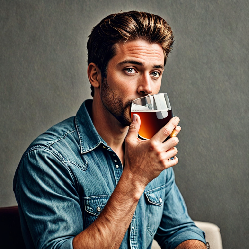 person drinking