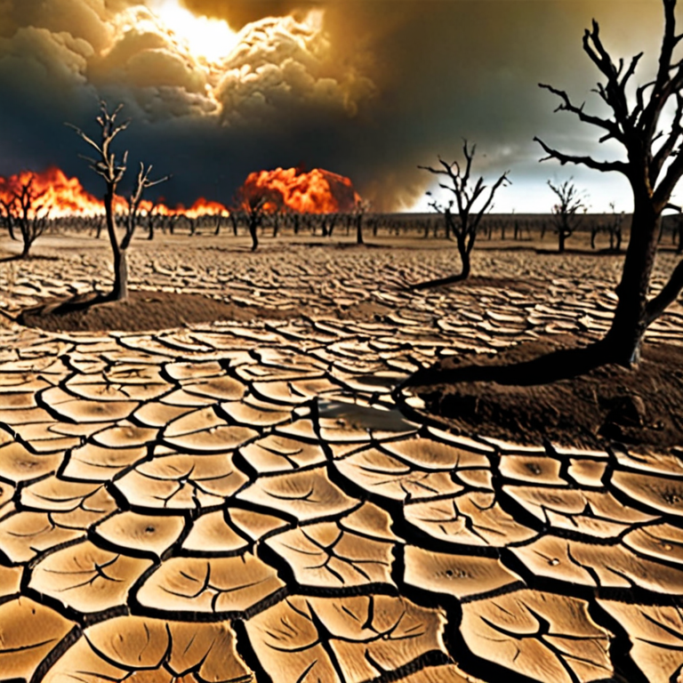 scorched earth surreal art