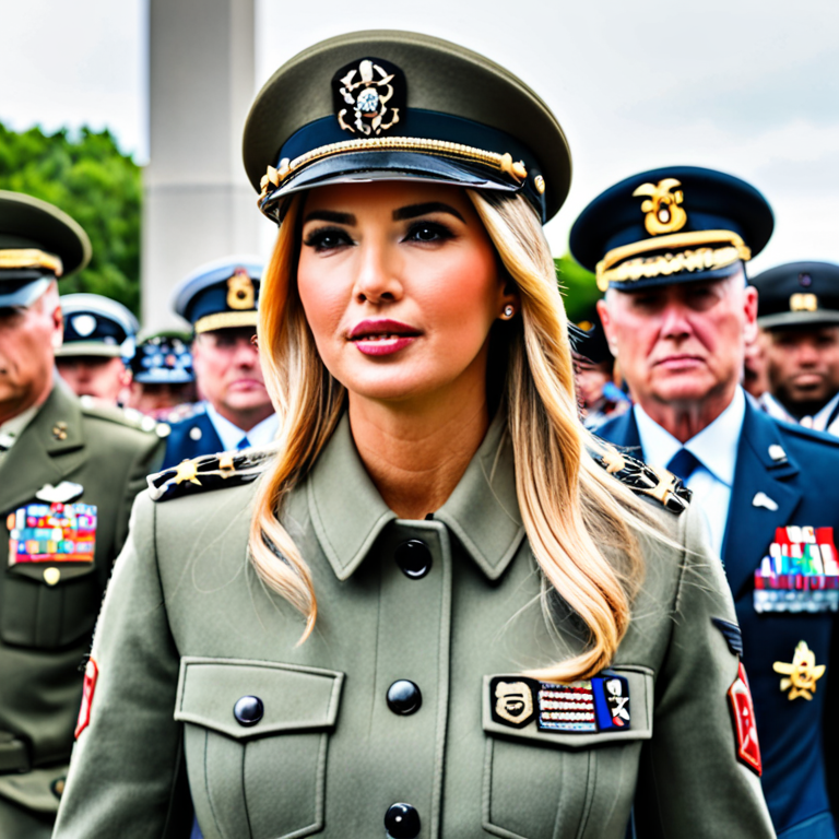 ivanka trump military dictator hat