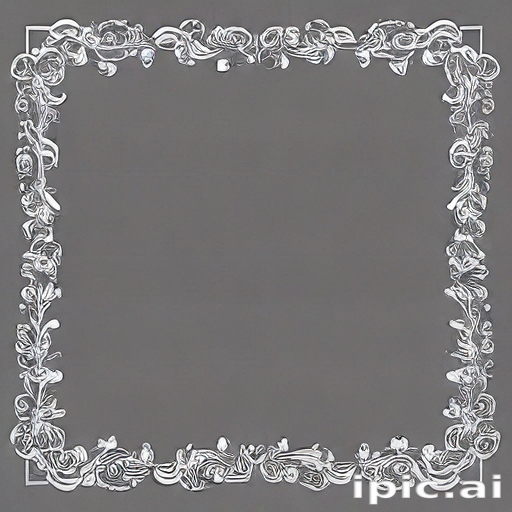 Elegant Decorative Frame with Intricate Floral Patterns for Special ...