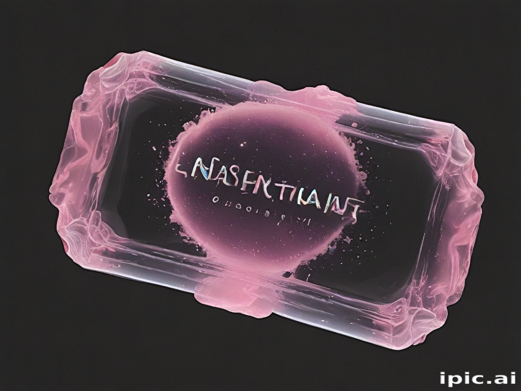 Elegant Pink Chocolate Box Displaying Unique and Artistic Confectionery ...
