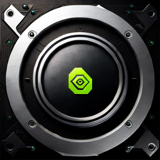 Nvidia company logo without text, with mechanical engineering ...