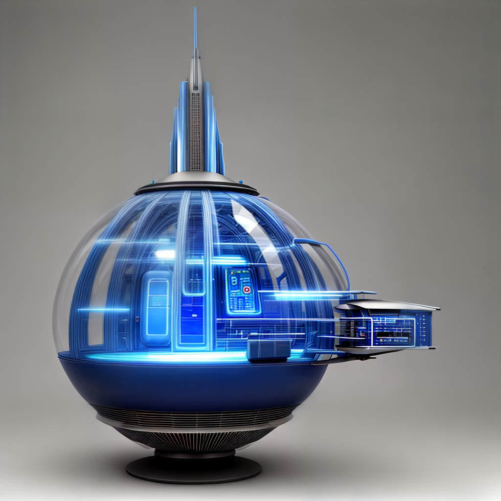 futuristic transport capsule