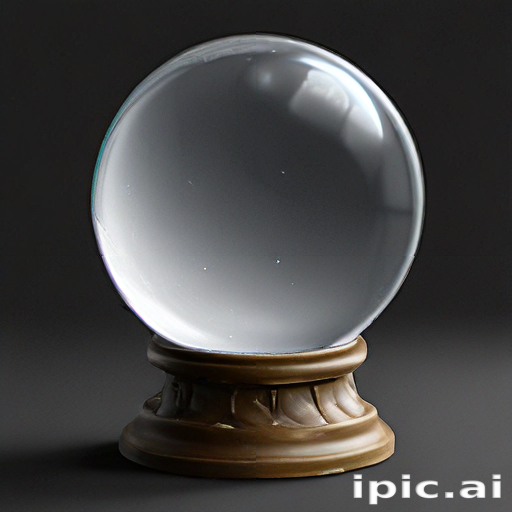 An Elegant Crystal Ball on a Decorative Base for Mystical Divination
