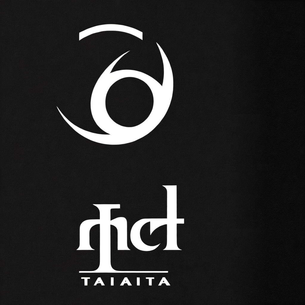 white Tankcsapda logo with black background