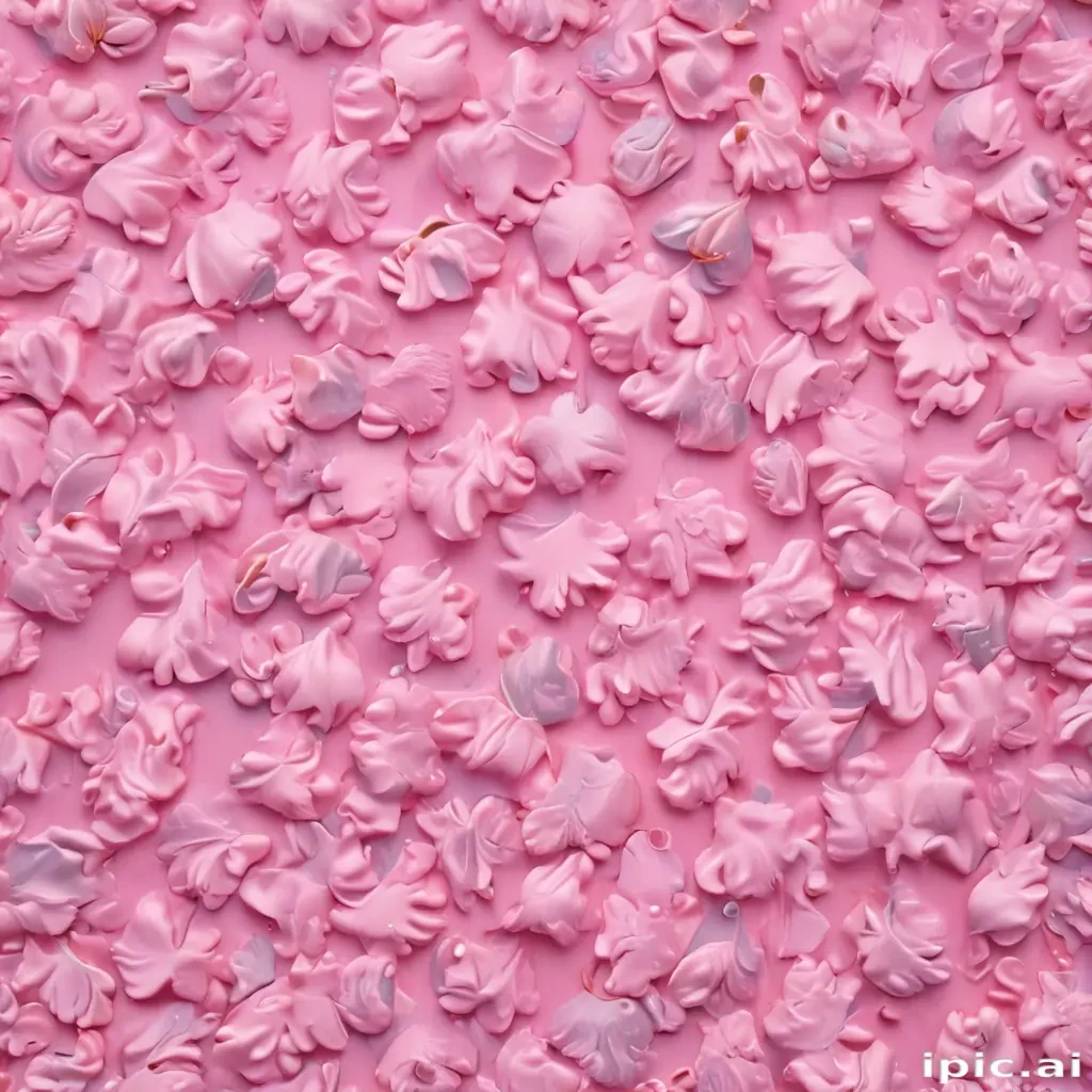 Delicate Pink Petals Spread Across a Soft, Dreamy Background Surface