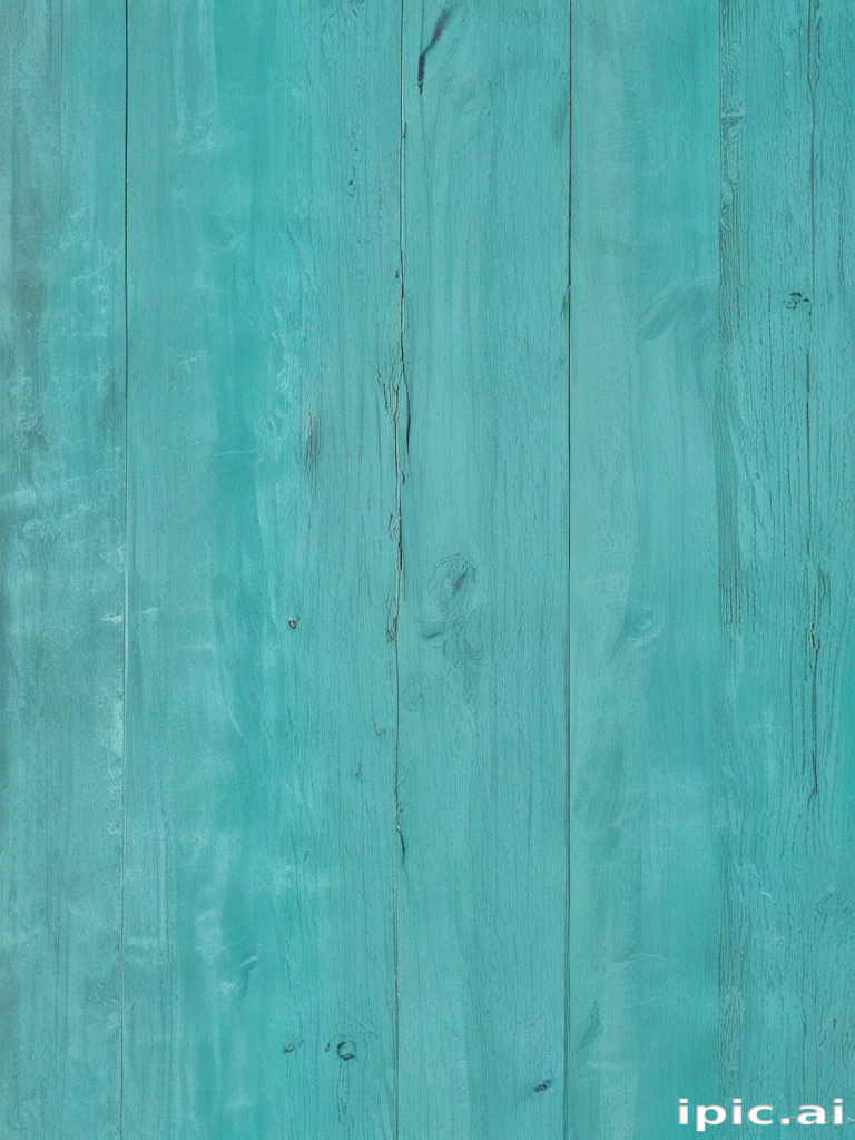Textured Aqua Wooden Planks with Subtle Variations and Natural Grain ...