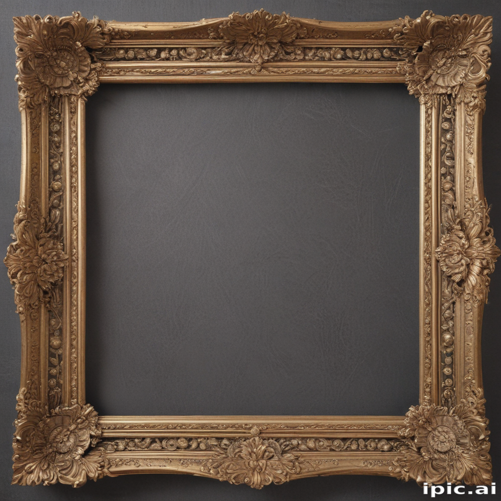 Elegant Vintage Picture Frame Designed to Showcase Your Favorite Artwork