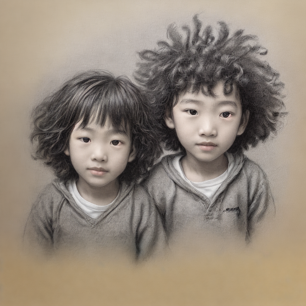 Free Ai Image Generator faceless kid staring bed black and withe horror