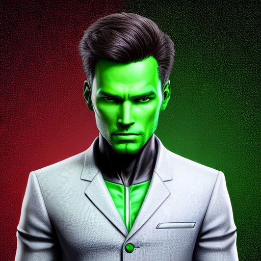 the name Zonia glowing green with a black background.
