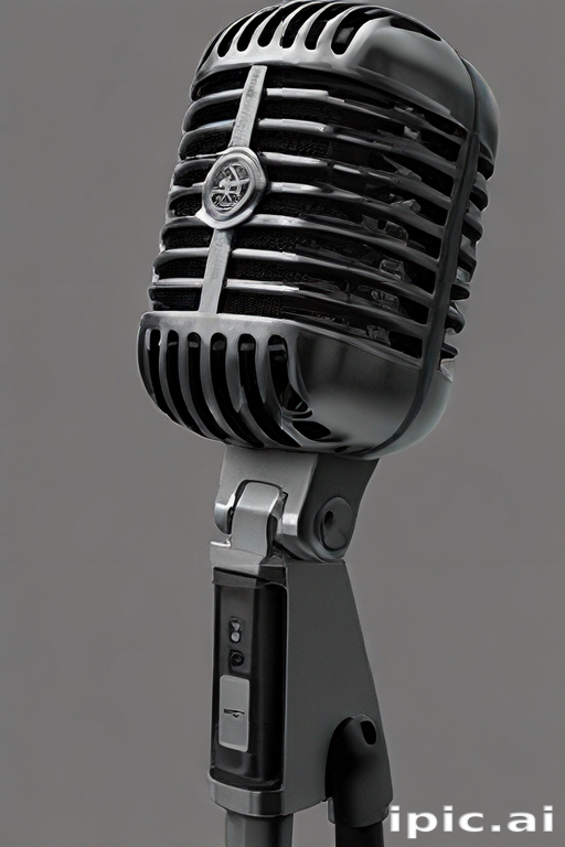 Classic Vintage Microphone Ready for Captivating Performances and ...