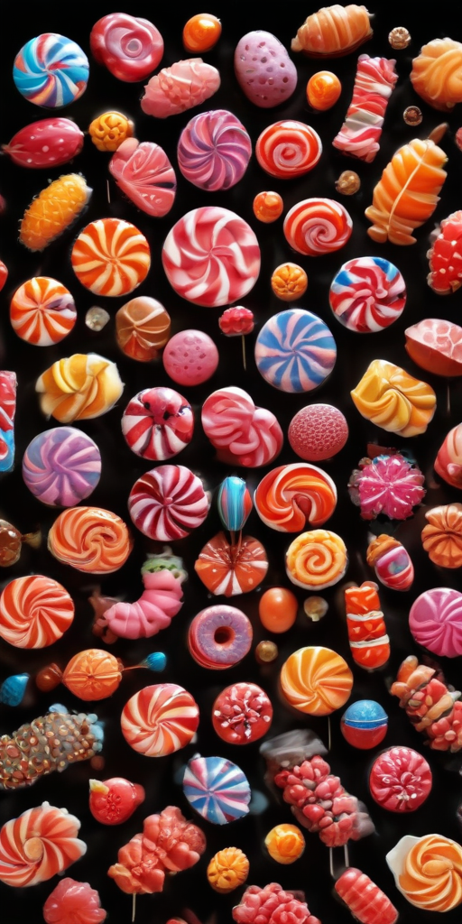 A Colorful Array of Sweet Treats: A Candy Lover's Dream Collection