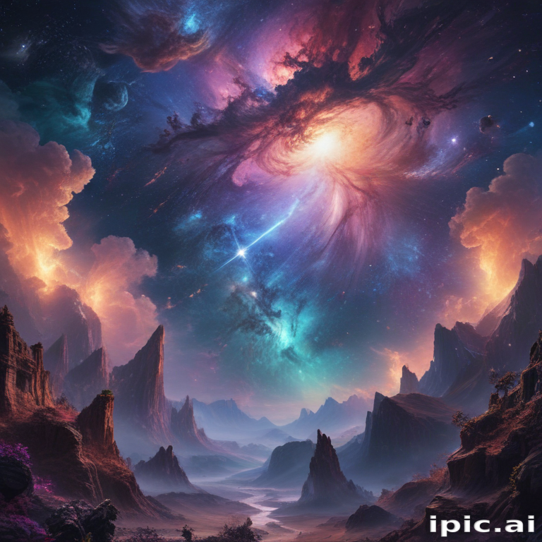 Cosmic Landscape: A Vibrant Journey Through the Mysteries of the Universe