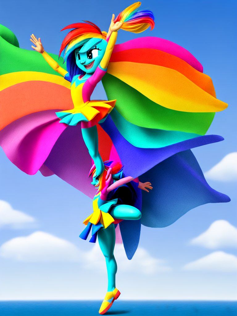 Rainbow dash ballet