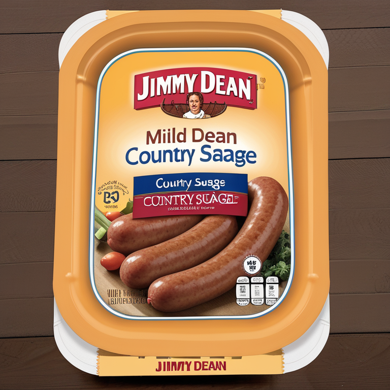 Jimmy Dean County Sausage: Mild Flavor in Convenient Pack of Ten Links