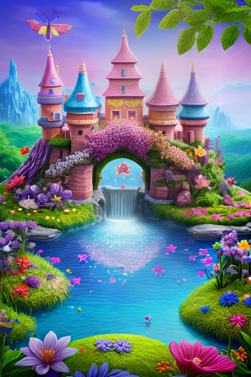 Flower of the Magic Balm (fantasy scene)