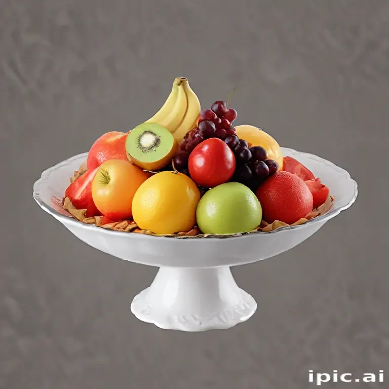 A Colorful Assortment of Fresh Fruits Arranged Beautifully on a ...