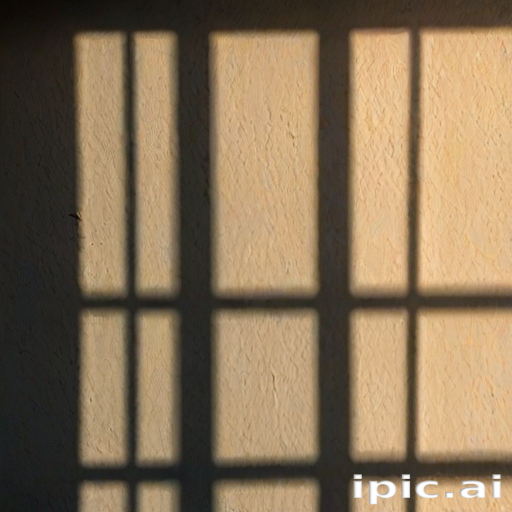 Intricate Patterns of Shadows Cast on a Textured Wall Surface