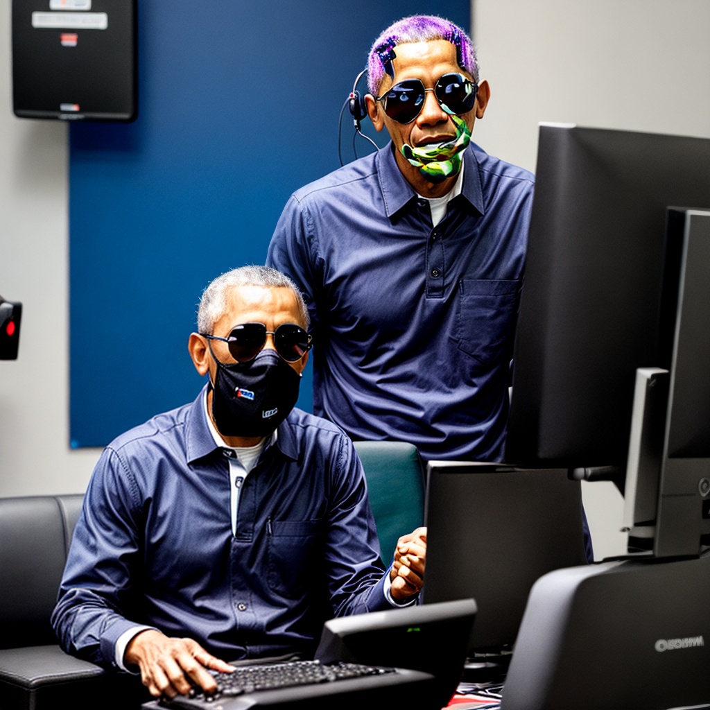 obama playing videogames