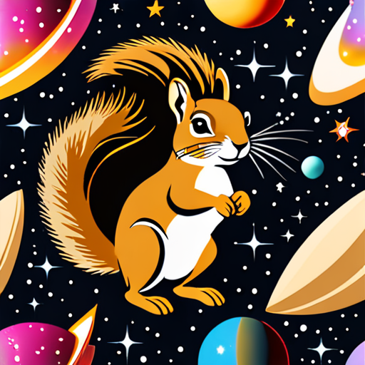 inter dimensional squirrels in outer space
