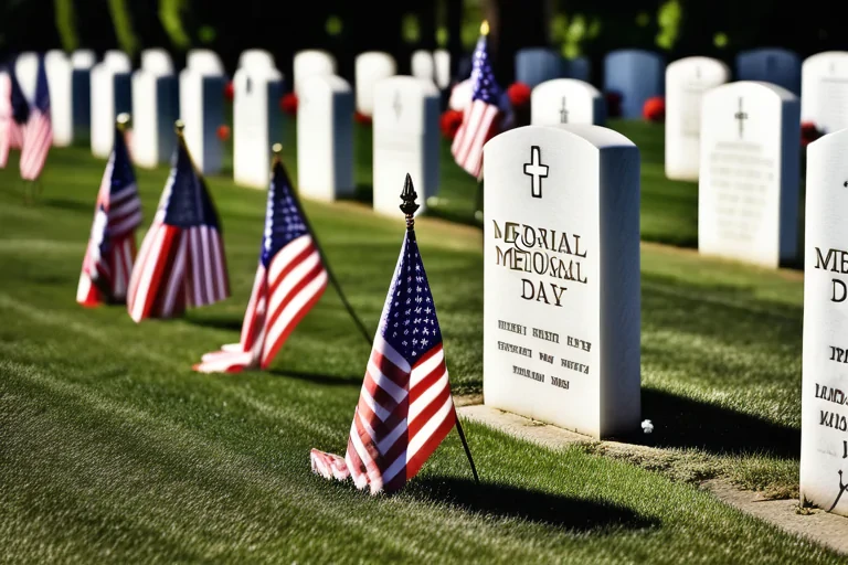 Honoring the Fallen Heroes: A Memorial Day Tribute with Flags
