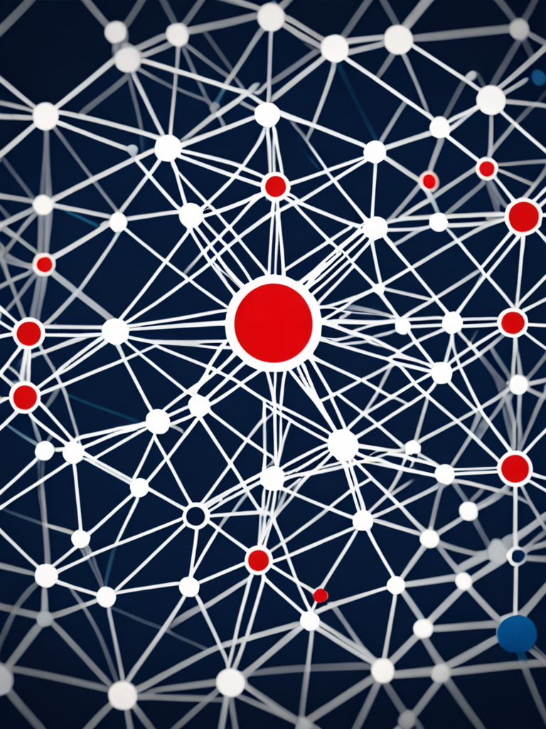 A visual representation of a neural network architecture