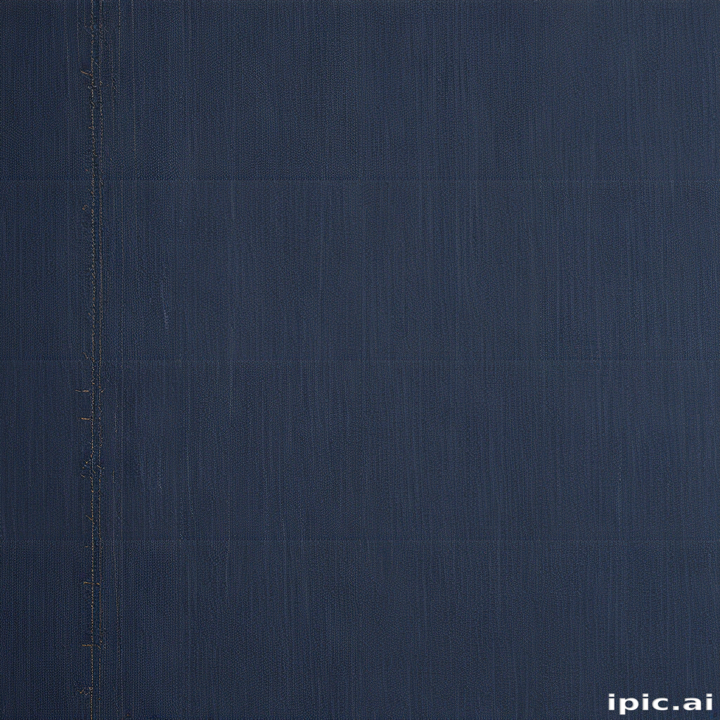 Deep Blue Fabric Texture with Subtle Patterns and Stitching Details