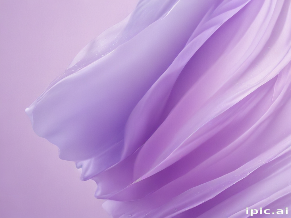 Soft Lavender Waves: A Gentle Flow of Ethereal Color and Texture