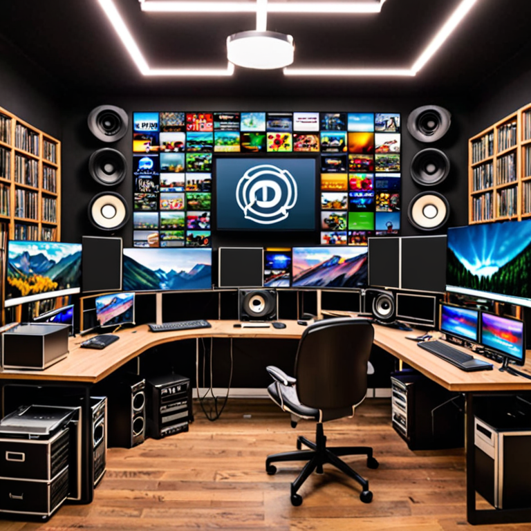 MediaMajster Graphic Studio with Background Servers and Discord Bots