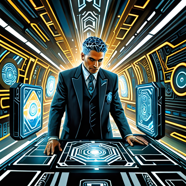 netrunner surreal art