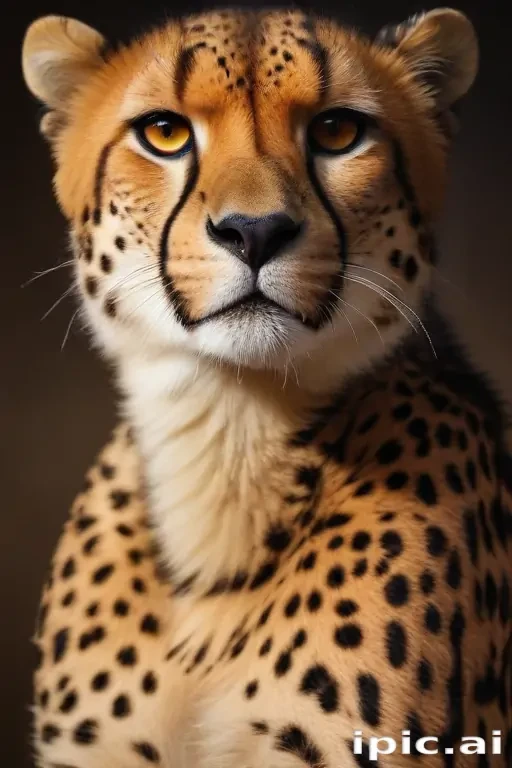 Majestic Cheetah with Striking Features Captured in Stunning Close-Up ...