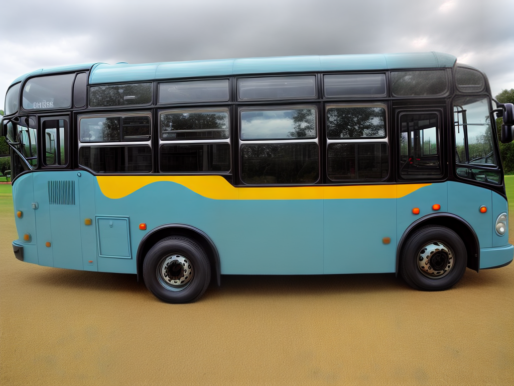 Double storey bus inside