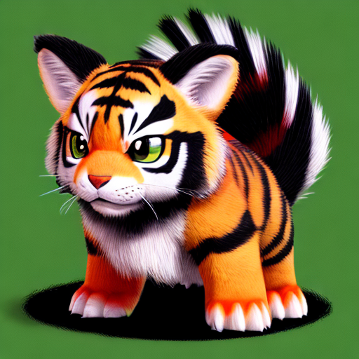 New fire type starter pokemon inspired a tiger