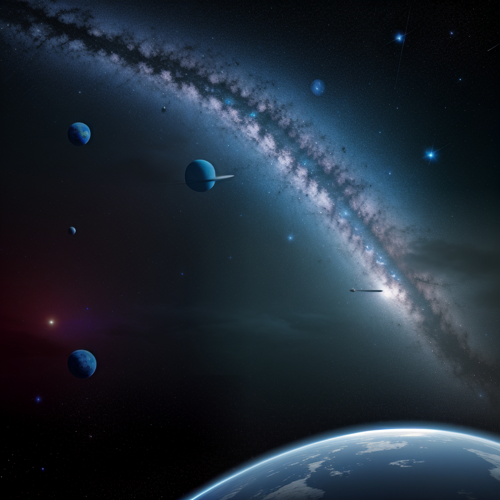 Exploring the Vastness of Space: A Cosmic Journey Through the Galaxy