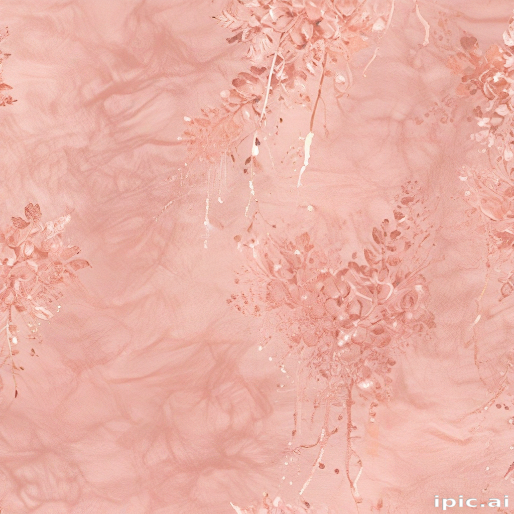 Delicate Floral Patterns in Soft Pink Tones for Elegant Decor Design