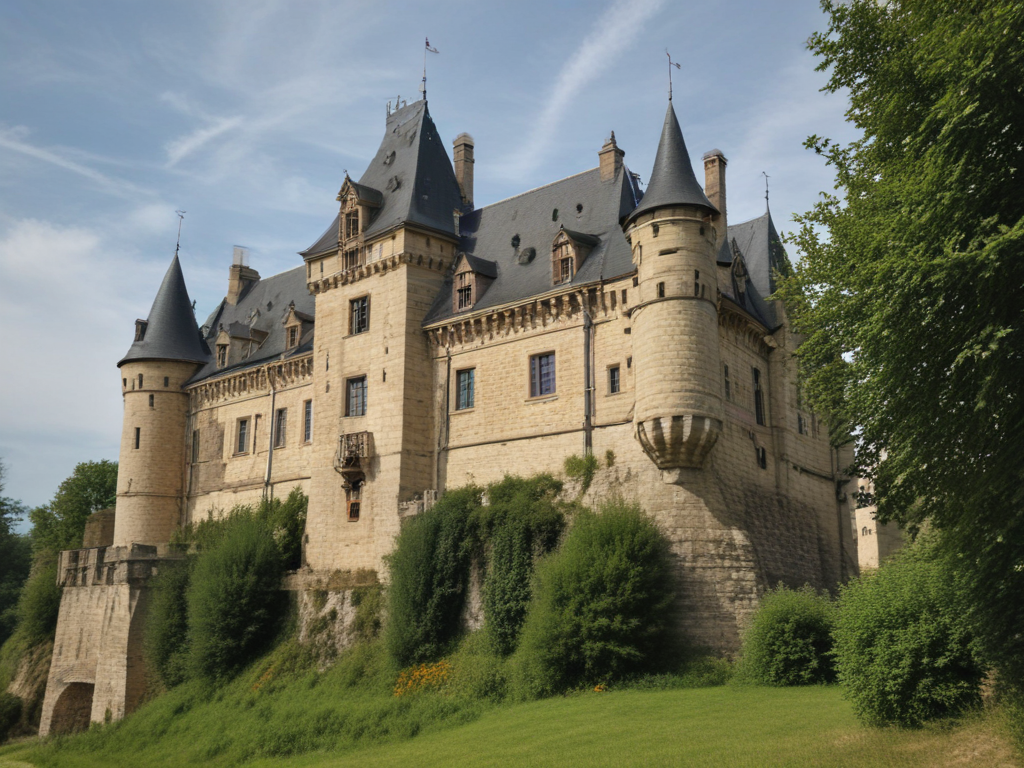 medieval french castle